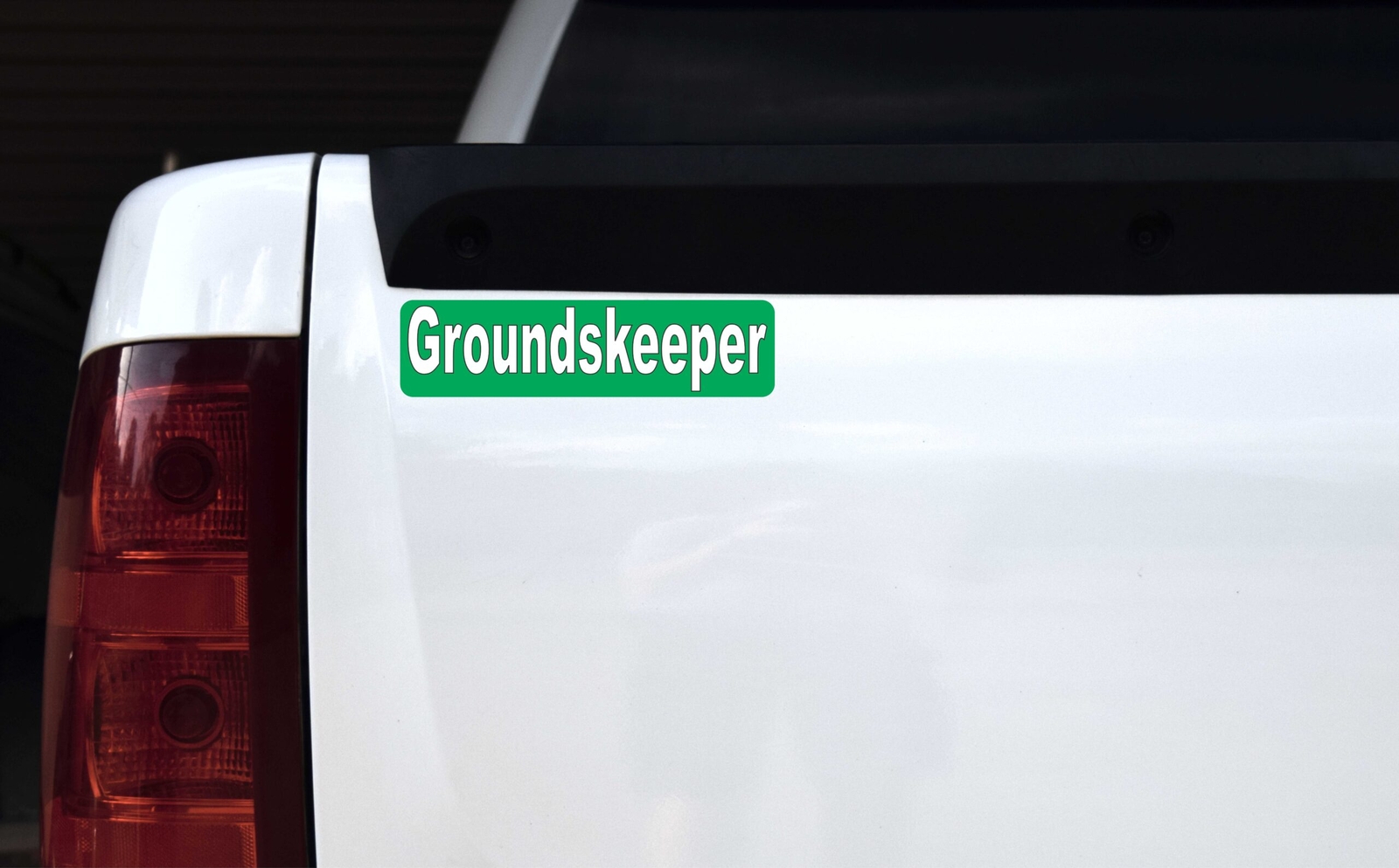 8in x 2in Groundskeeper Magnet Car Truck Vehicle Magnetic Sign | eBay