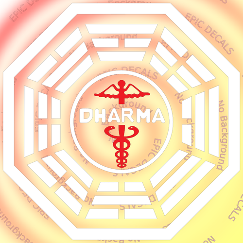 Assorted Lost Dharma Initiative Decal / Sticker Window Car Truck Laptop ...