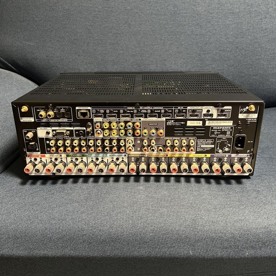 Marantz SR6015 9.2 Channel 8K AV Receiver 3D Audio HEOS Wireless Japan Used | eBay