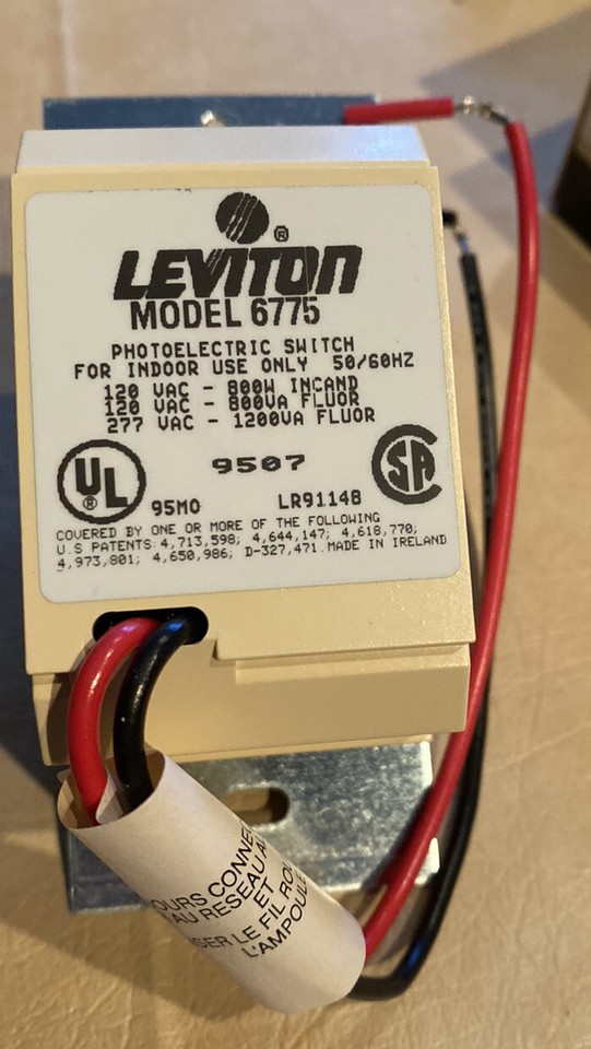 LEVITON 6775-W Infrared Occupancy Sensor Wall Switch | eBay