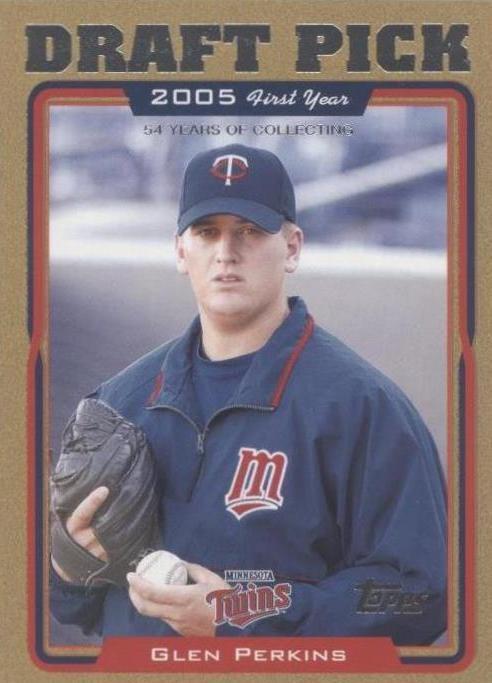 2005 Topps - Draft Pick Glen Perkins #672 Gold /2005 (RC) for sale ...