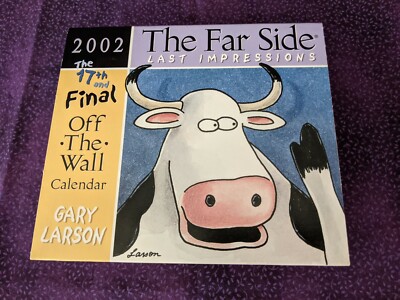 2002 The Far Side Last Impressions 17th & Final Off The Wall Calendar ...