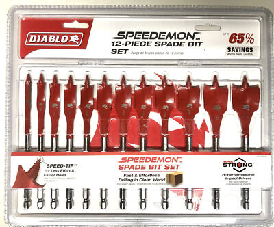 Diablo 12 pc SPEEDemon Spade Bit Set (12-Piece) | eBay