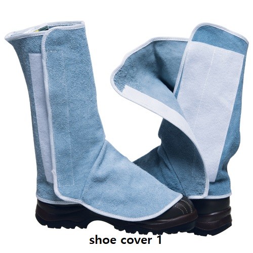 Leather Weld Welder Welding Foot Wear Protective Cover Anti Spark ...