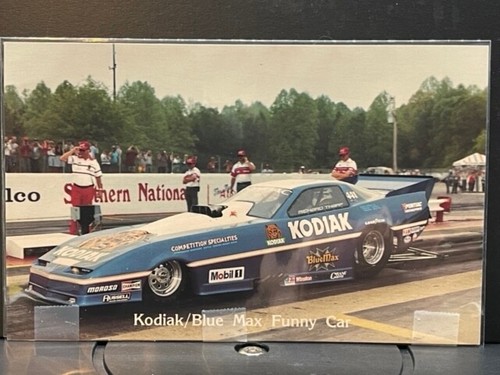 VRHTF VTG COOL NHRA "RICHARD THARP IN THE BLUE MAX FUNNY CAR" 5" X 8 ...
