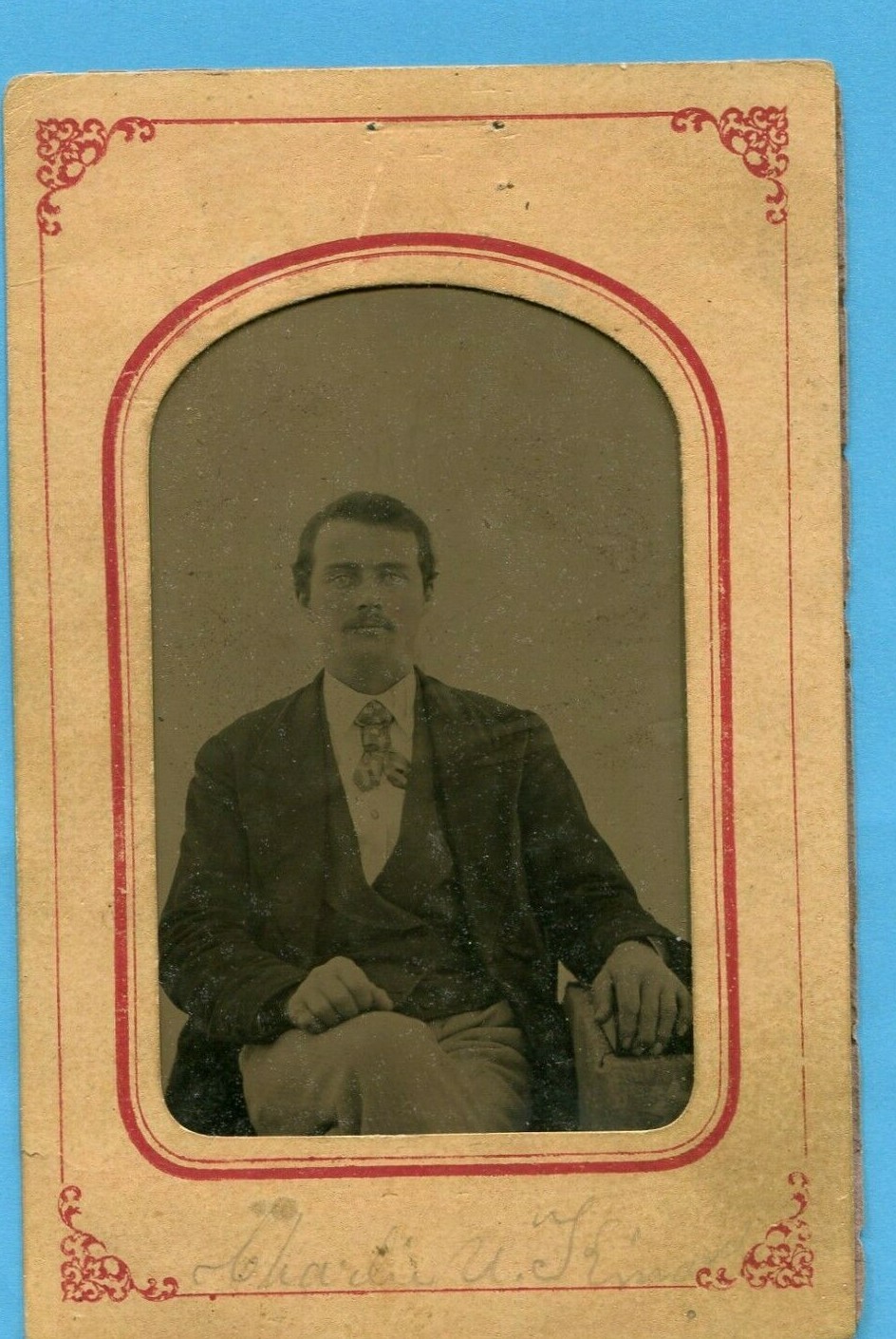 19th CENTURY TIN TYPE CHARLIE KINARD WALTERBORO COLLETON CO WEEKS SC | eBay