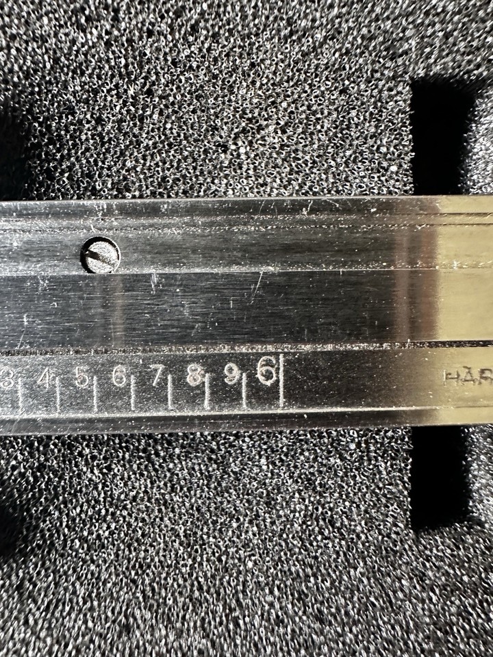 Starrett 120A-6 Dial Caliper, Hardened Stainless Steel, White Face, 0-6 ...