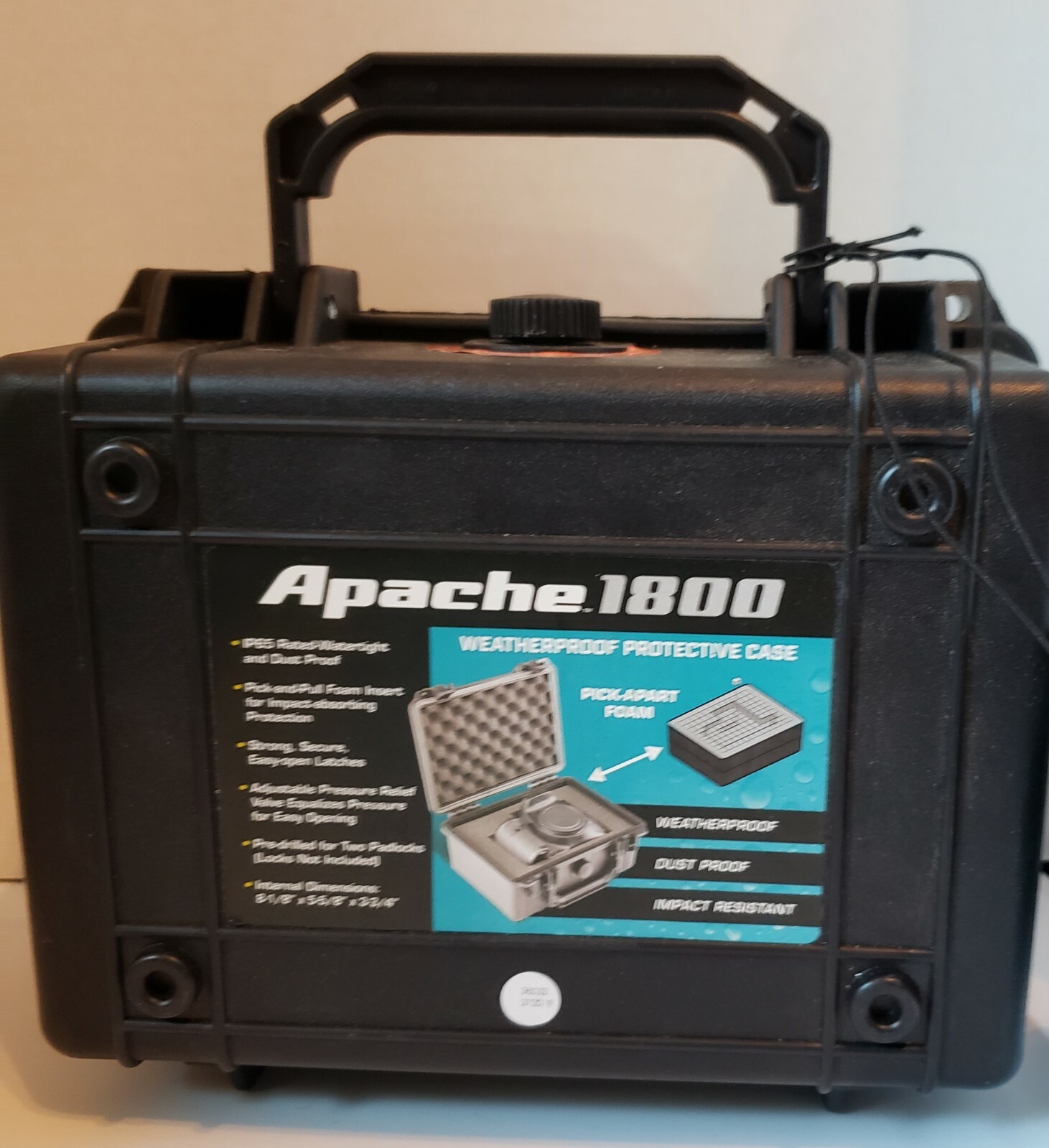 Apache 1800 Weatherproof and Protective Case, Black NWT 8-1/8 x 5.5/8 x ...