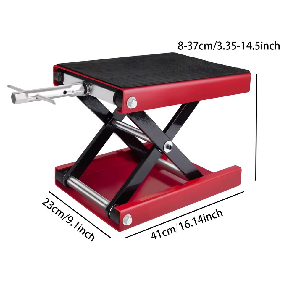 500KG Motorbike Motorcycle Table Bench Workshop Scissor Lift Jack Stand ...