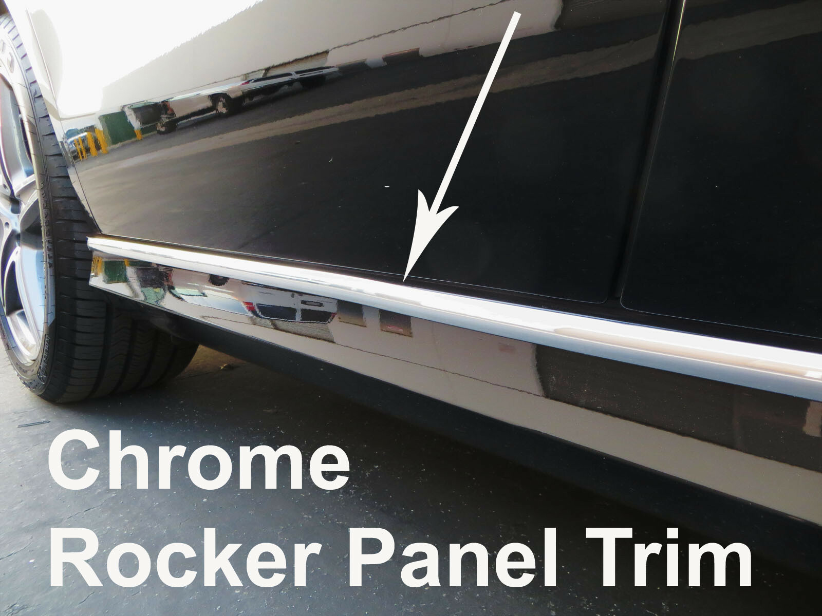 2004-2019 Ford-Models Chrome SIDE ROCKER PANEL Trim Molding Kit 2PC | eBay