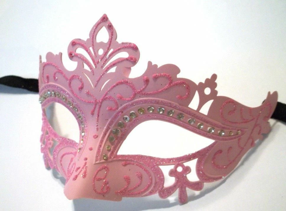 Pretty Pink Masquerade Masks