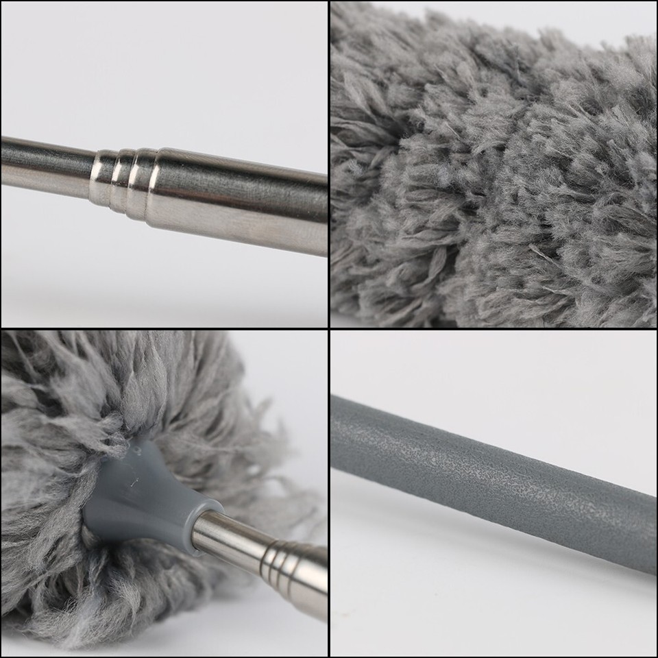 Extendable handle Feather Duster 84cm Long Telescopic Static Duster ...
