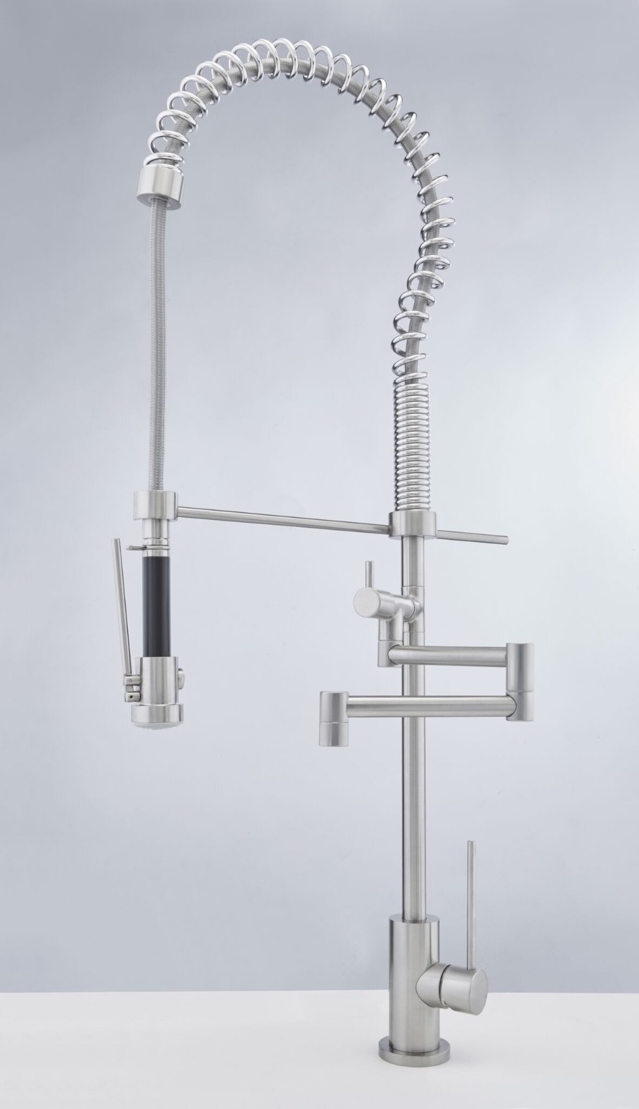 Commercial Style Spring Pull-Down Kitchen Faucet Pre-Rinse Spray Made ...