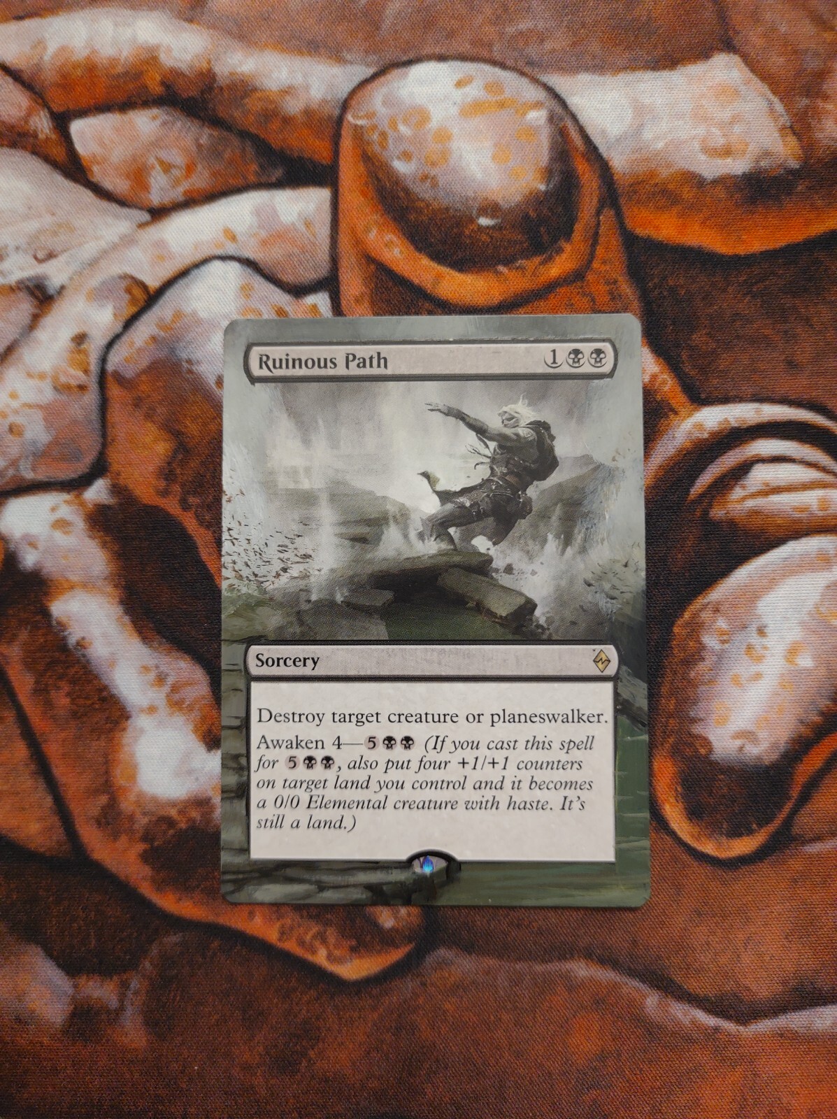 Magic the Gathering Ruinous Path #1 Hand Painted Custom MTG Altered Art ...