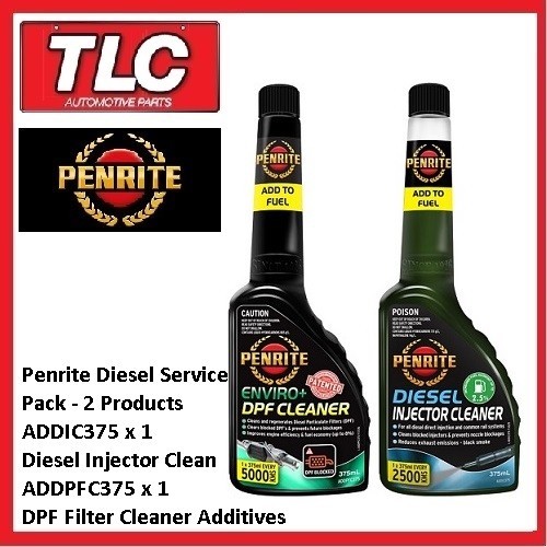 Penrite Diesel Injector Cleaner + DPF Cleaner ADDIC375 x 1 & ADDPFC375 ...