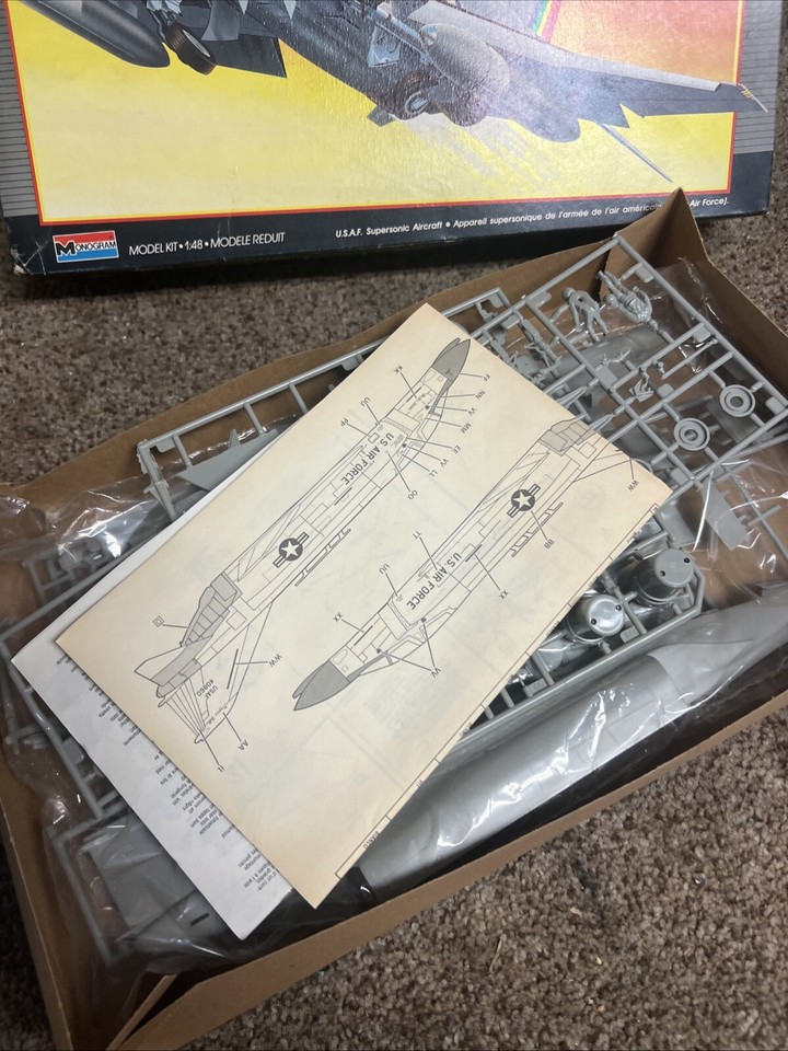 Monogram F-4C/D Phantom - Air Defense Model Kit #5821 Scale 1/48 Open Box 1987 | eBay
