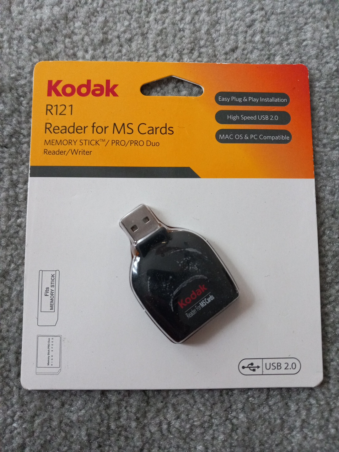 Kodak R121 Reader for MS Cards Memory Stick Reader Writer High Speed ...