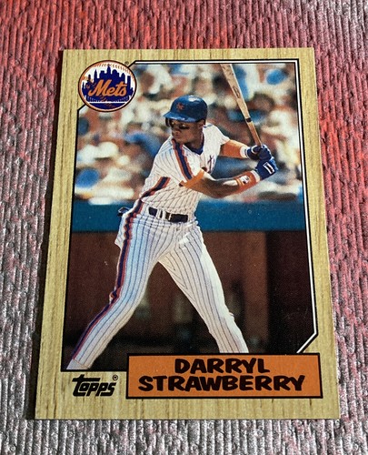 1987 Topps #460 DARRYL STRAWBERRY New York Mets | eBay