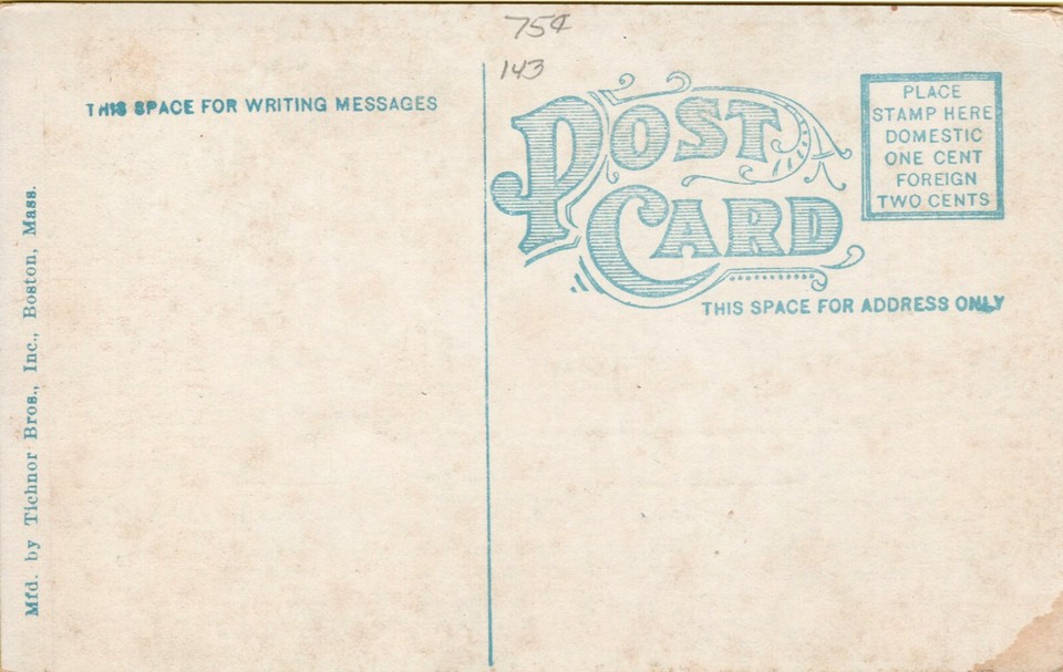 Postcard Sheldon Library St. Paul's School Concord New Hampshire ...