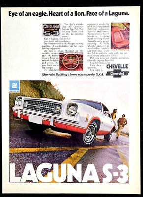Chevy Chevelle Laguna S-3 1974 Vintage Print Ad | eBay