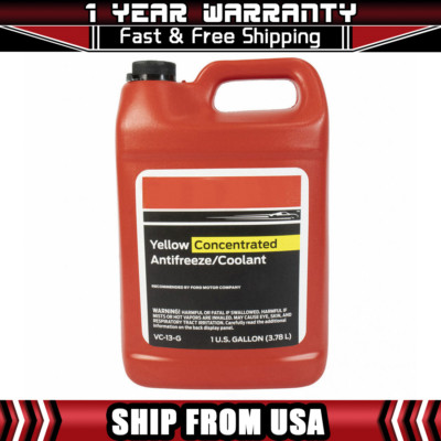 Motorcraft VC13G 1 Gallon Coolant/Antifreeze Concentrated Orange/Yellow ...