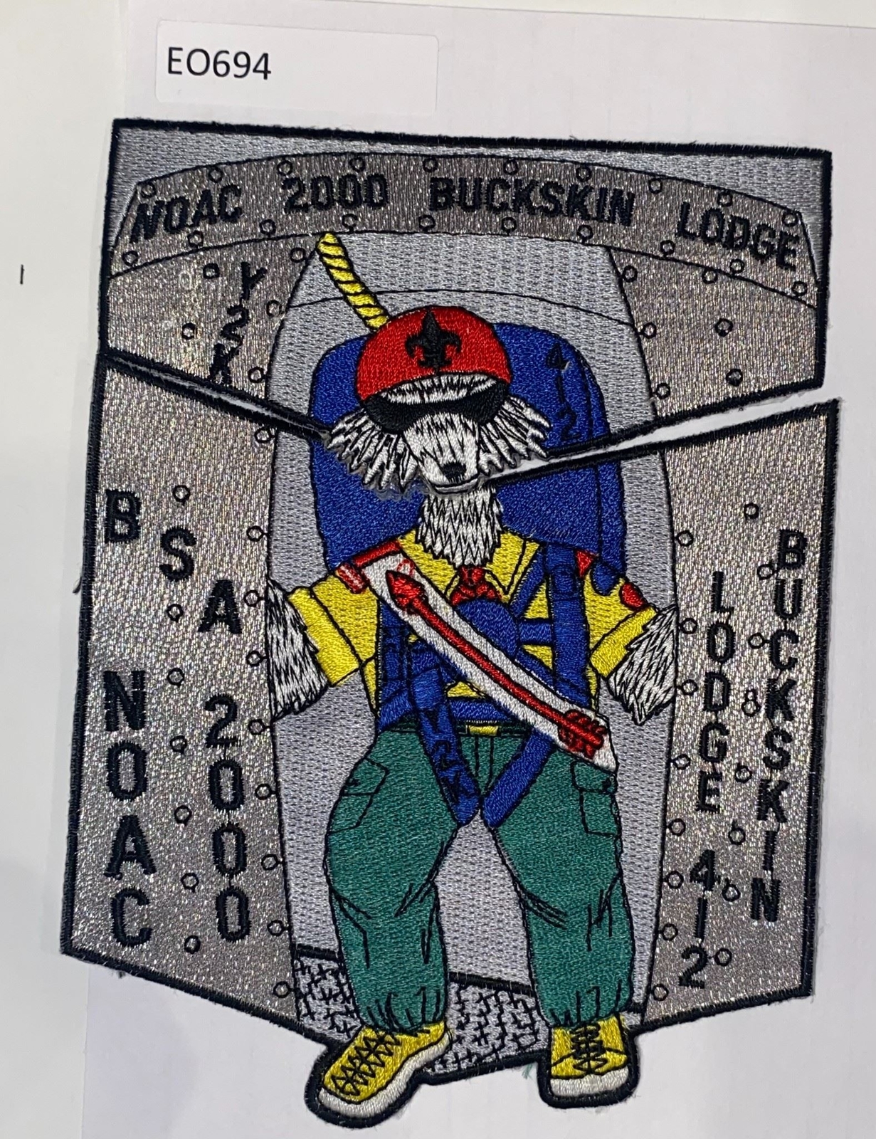 Boy Scout OA Flap Set Buckskin Lodge 412 2000 NOAC | eBay