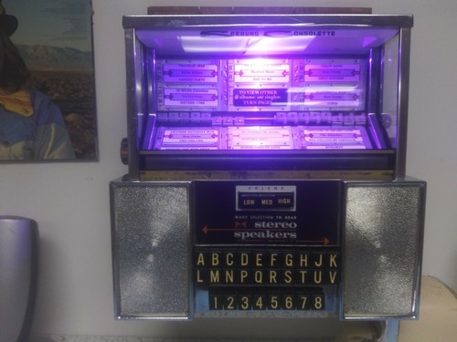 Seeburg Stereo Consolette Jukebox Wallbox MP3 Conversion - Chrome - man ...