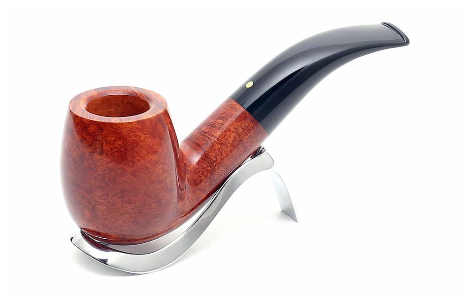 Pipe SAVINELLI Punto Oro Gold 616 KS 6mm Billiard Curva Liscia Hand Cut ...
