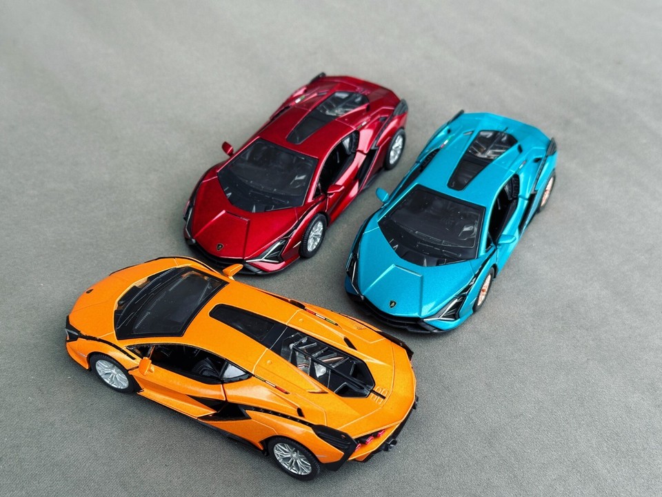 Kinsmart Lamborghini Sian FKP 37 Blue 1:40 Diecast Metal Car | eBay