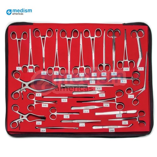 New Hernia Set Stainless Steel General Surgery Surgical Instruments 28 ...