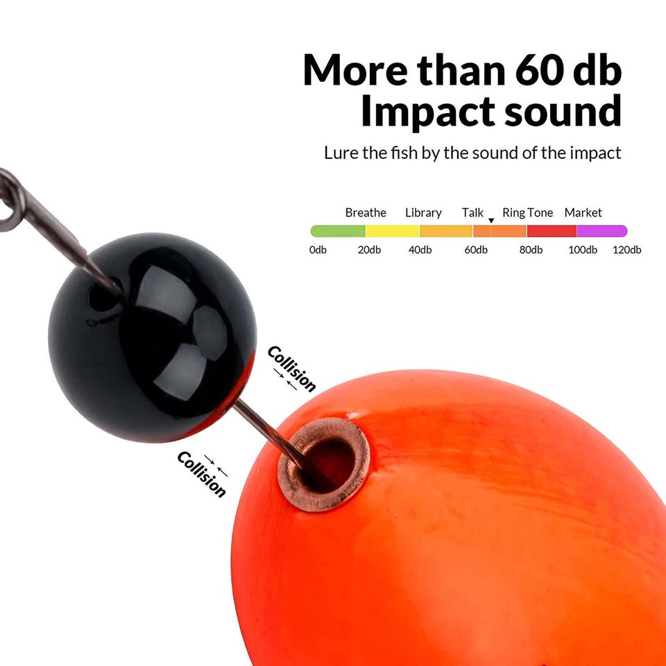 Popping Cork Float Rig Weighted Fishing Bobbers Floats Fishing Corks ...