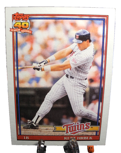 Minnesota Twins Kent Hrbek Topps 1991 #710 | eBay
