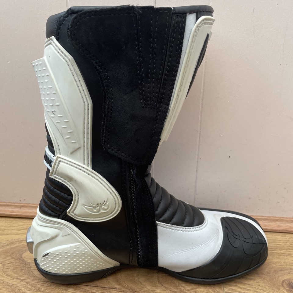 Berik Men’s Motorcycle Boots Motorbike Biker Size 7 UK 41 EU Black ...