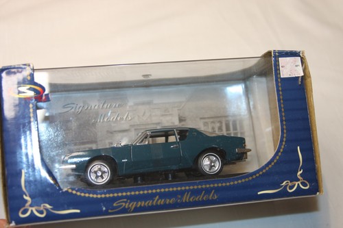 1963 Studebaker Avanti Signature Models Blue Green New In Box 1:32 | eBay
