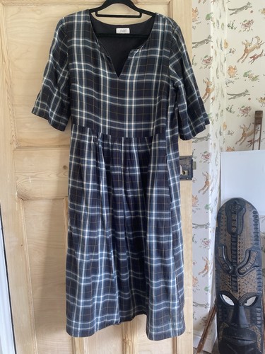 Toast Check Dress 100% Cotton, Size 12 | eBay UK