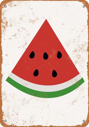 METAL SIGN - Watermelon Slice - Vintage Look | eBay