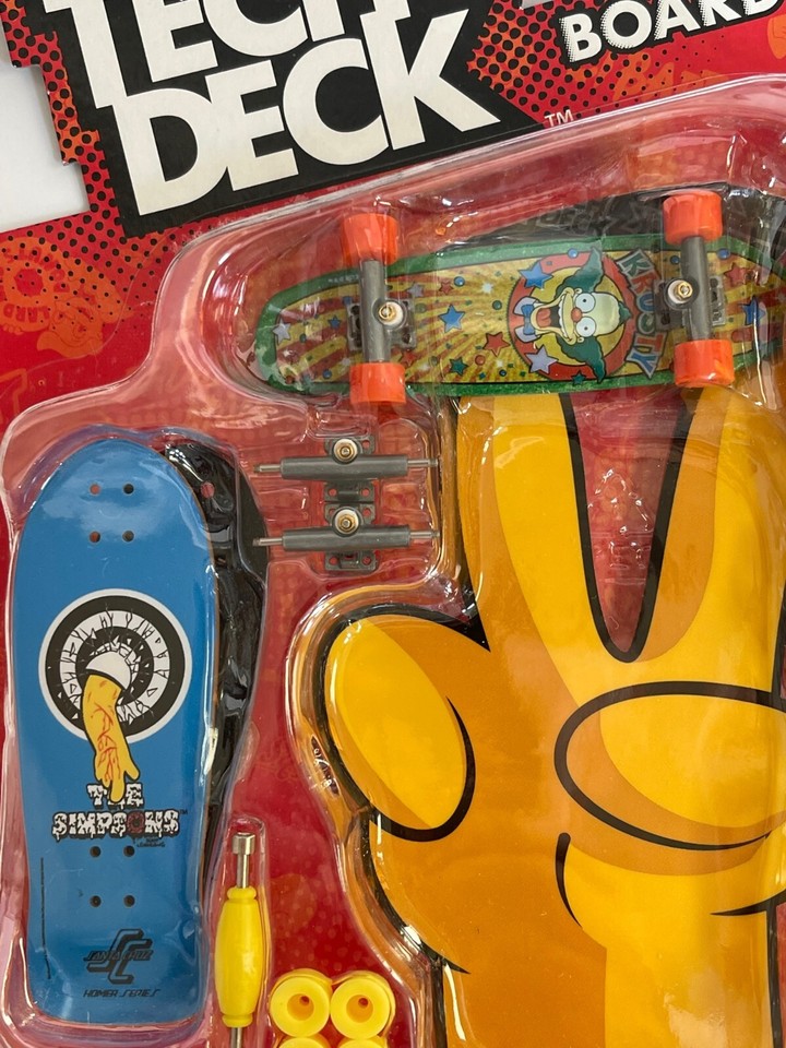 New/Sealed Tech Deck THE SIMPSONS BOARD SHOP Homer Bart Krusty Rare Set ...