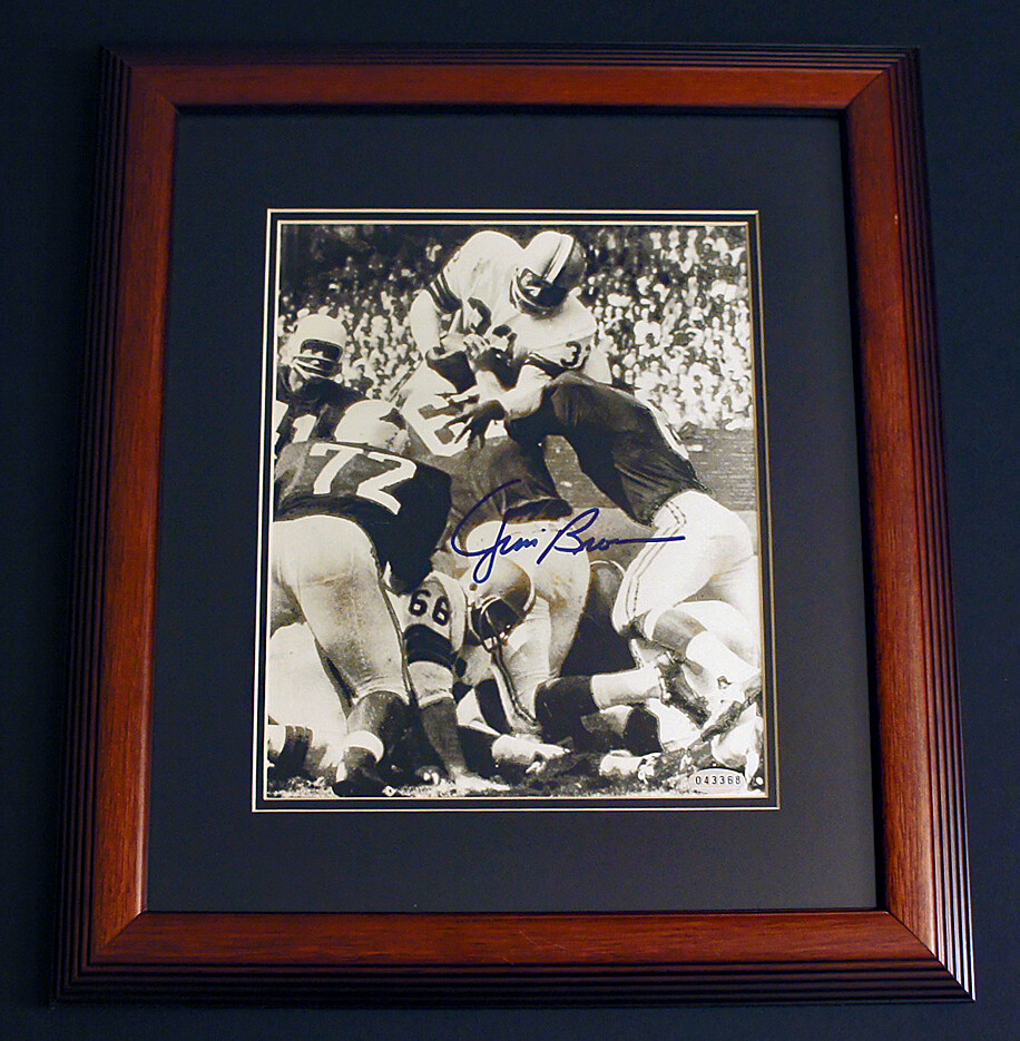 Jim Brown Autographed Memorabilia | Signed Photo, Jersey, Collectibles ...