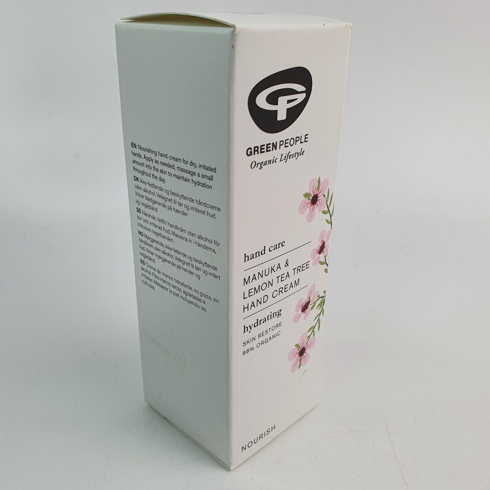 Green People Organic Hand Care Manuka & Lemon Tea Tree Hand Cream 50ml ...