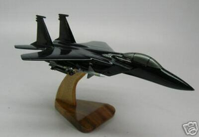 F-15-E Strike Eagle Fighter F15E Airplane Desk Wood Model Small New | eBay