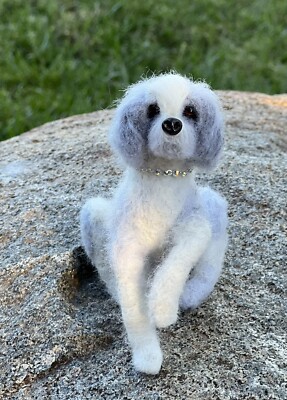 NEEDLE FELTED ARMATURE COCKER SPANIEL DOG SCULPTURE HAND MADE ONE OF A ...