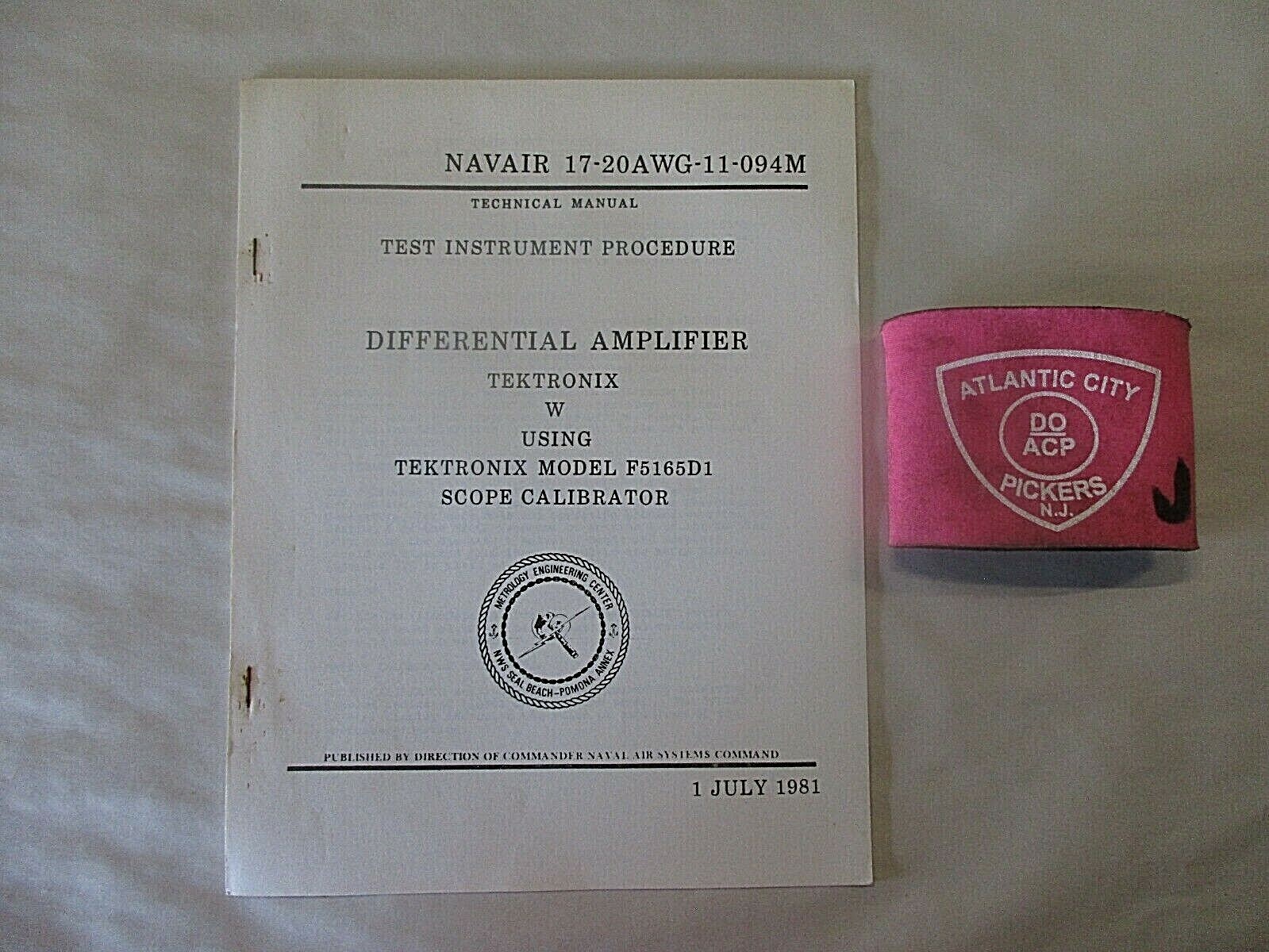 NAVAIR 17-20AWG-11-094M TEST INSTRUMENT PROCEDURE TECHNICAL MANUAL | eBay