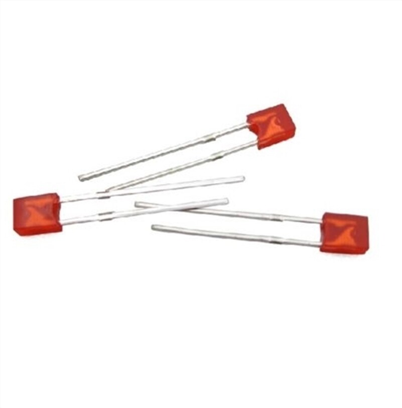 20Pcs 2X3X4MM Rectangle Led Red Color Red Light Emitting Diode oh | eBay