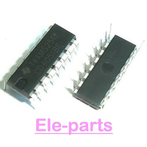 10 PCS CD4051BE DIP-16 CD4051 multiplexer/demultiplexer Integrated ...