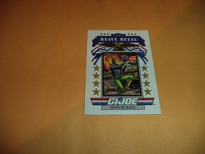 Heavy Metal # 185 - GI Joe Series 1 Impel Hasbro 1991 Base Trading Card ...