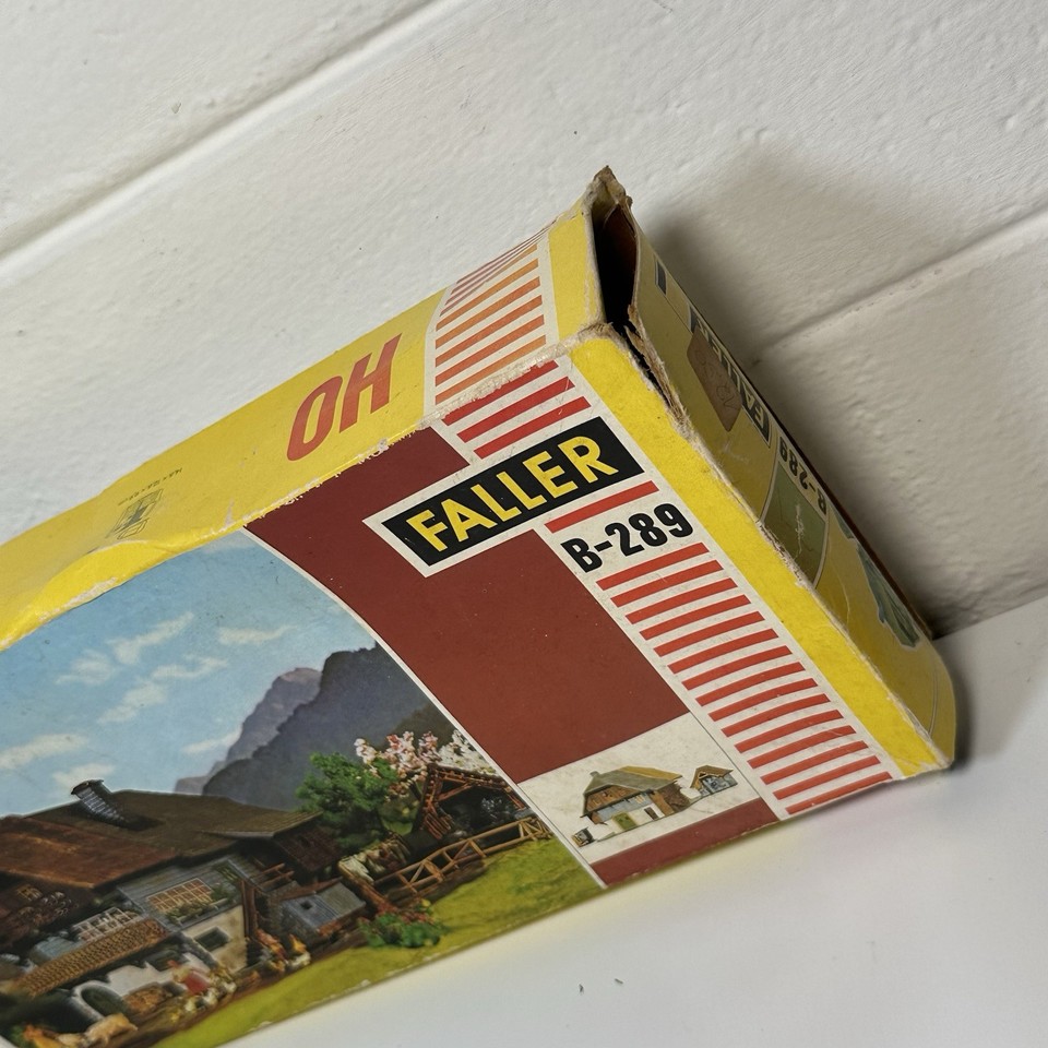 Vintage Faller HO Scale Black Forest Farm House Kit #B-289 New | eBay