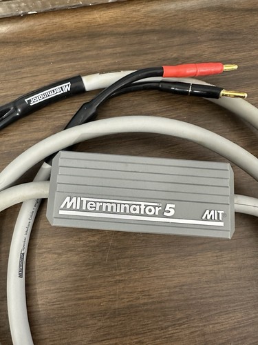 MIT Cables Terminator 5 Speaker Cables 8 Ft Long Terminated w/ BANANA ...