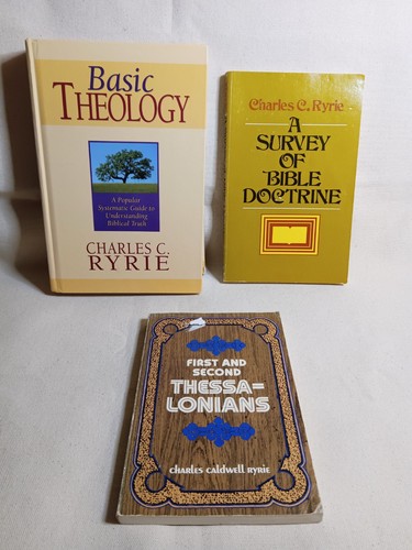 Charles Ryrie Books: Bible Doctrine, I & II Thess., Basic Theology | eBay