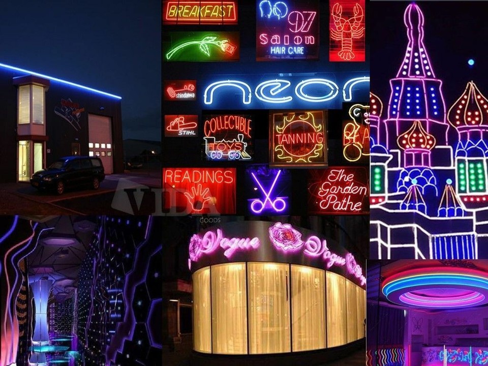 DC12V Neon LED Rope Light Waterproof Flex Strip Commercial Boat Bar ...