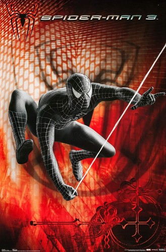 2007 Spiderman 3 Movie Poster 11X17 Peter Parker Tobey McGuire Marvel ...
